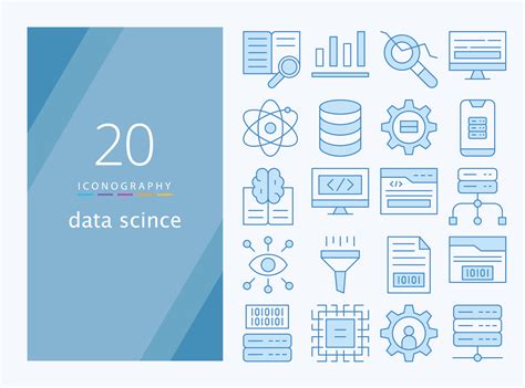 Data Science Blue Line Icon For Download 25910283 Vector Art At Vecteezy