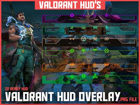 Hud Overlay Valorant Pack Gekko 20 Agent Stream Overlay Etsy Finland