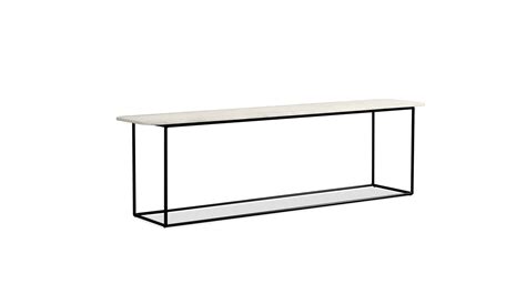 Lola Sofa Table In Travertino Mobital Group