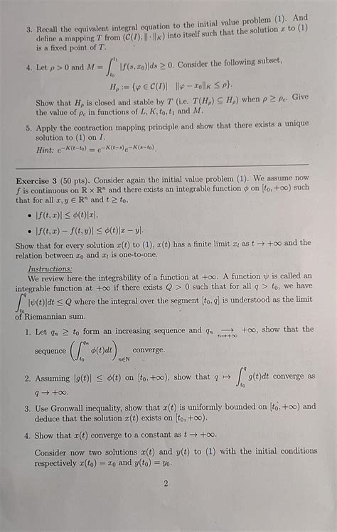 Solved Exercise 130pts Let W⊆rna⊆w Be A Compact Set And