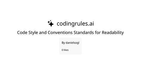 code style and conventions standards for readability coding rules