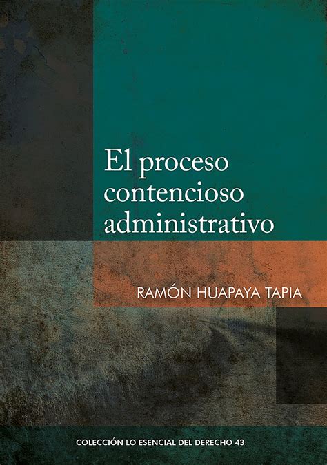 El Proceso Contencioso Administrativo 9786123175108 Cultura