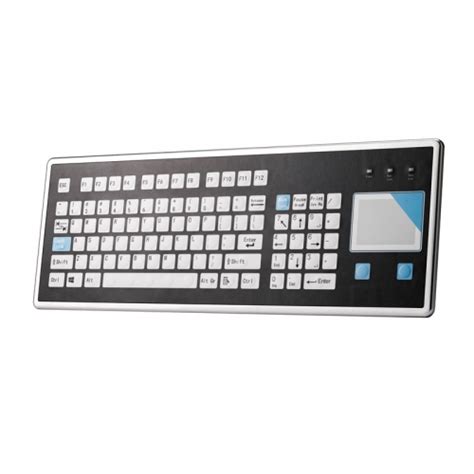 Industrial Grade Ip65 Dynamic Panel Mount Membrane Keyboard With Rugged
