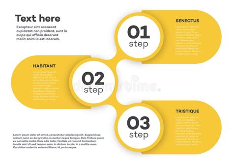 Infographic Template Vector Timeline Process 3 Option Stock Vector Illustration Of Strategy