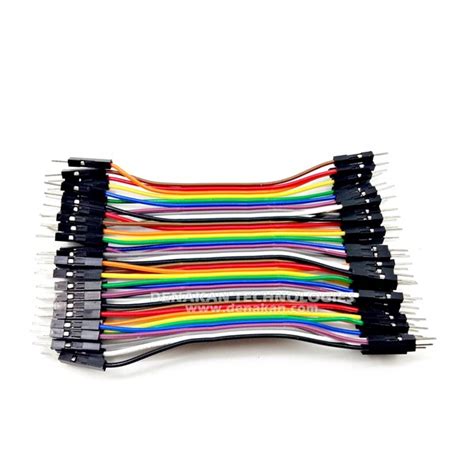Jumper Wire Dupont 40pcs Male Male 10cm Denakan Technologies
