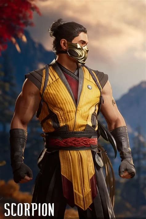 Scorpion From Mortal Kombat 1 Ready To Fight Arte Kombat Mortal