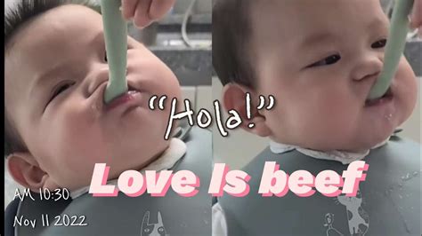 아기입맛에도 한우 안심 소고기는 맛이있군 이유식소고기 추가 Youtube