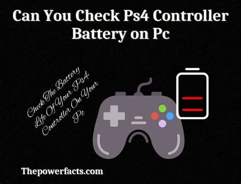 Can You Check The PS Controller Battery On PC The Power Facts