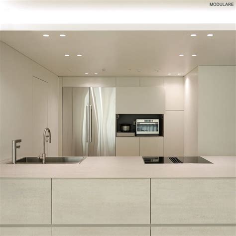 50평대 아파트 대면형 주방 인테리어 상판 도어 모두 세라믹으로 제작한 아일랜드 Designed By 모듈라레 주방