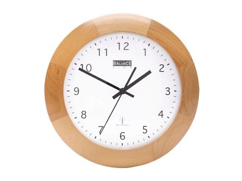 Horloge murale radio contrôlée cm analogiques marron blanc Conforama