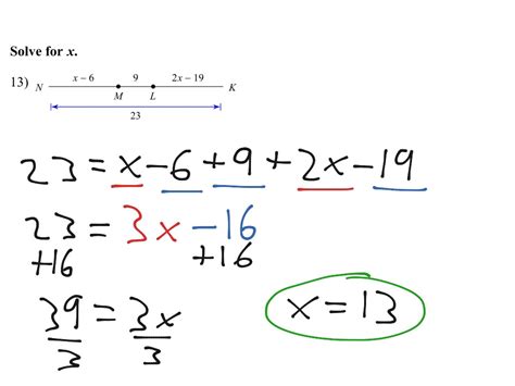 Segment Addition Postulate Worksheet Printable And Enjoyable Learning