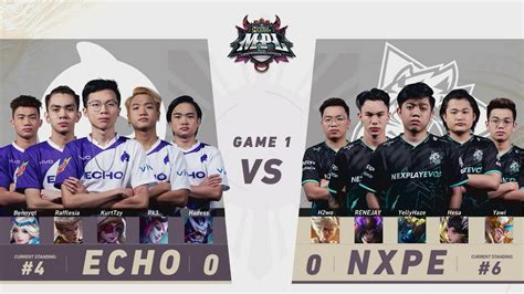 MPL PH S8 W6D1 NXPE VS ECHO Game 1 YouTube