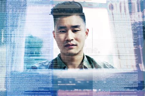 Hes An Expert Coder A Handsome Young Male Coder Working On His Laptop