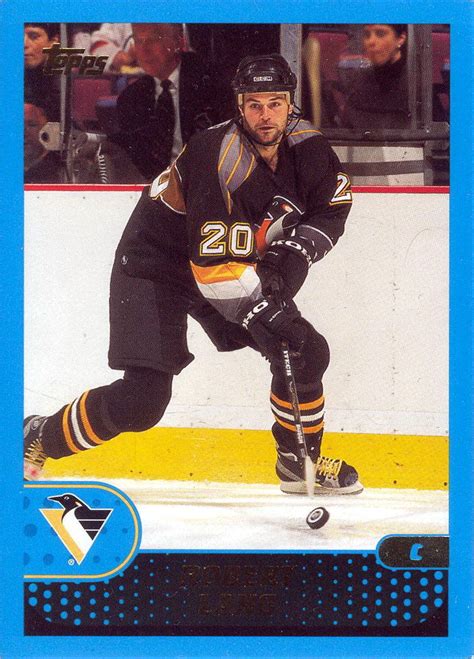 Robert Lang Players Cards Since 1997 2003 Penguins Hockey