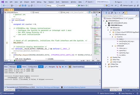 Debugging The Openamp Example On The Stm32mp2 Device Visualgdb Tutorials