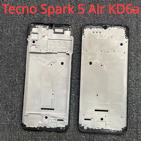 Front Bezel Housing Middle Frame Rear Plate Chassis For Tecno Spark 5 Air KD6a Replacement