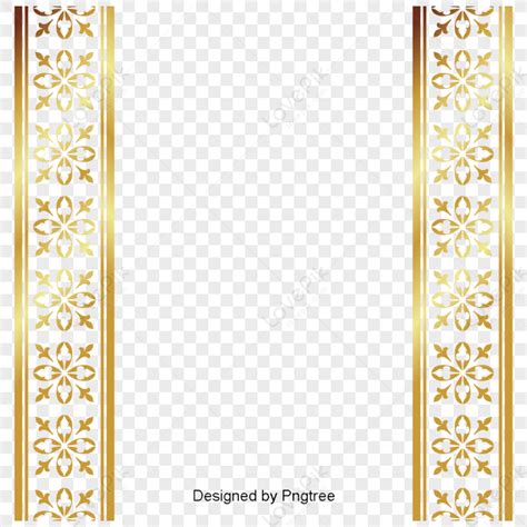 ลายไทยลายขอบสีทอง ขอบลาย ไทยทอง ลายทาง Png สำหรับการดาวน์โหลดฟรี Lovepik