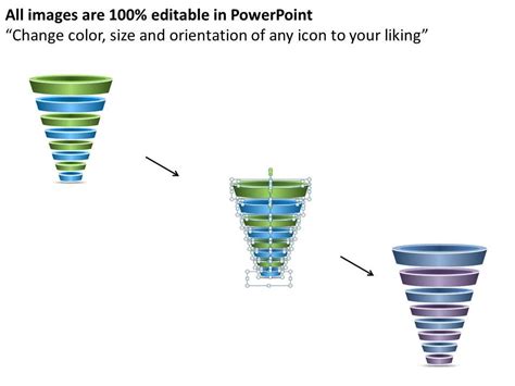 Funnel Process Diagram With 8 Stages PowerPoint Presentation Images Templates PPT Slide
