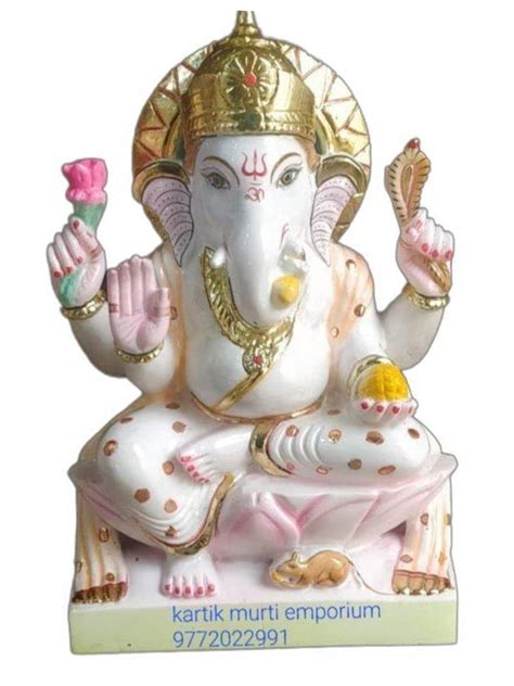 Marble Ganesh Statue Temple At ₹ 11000piece In Bharatpur Id