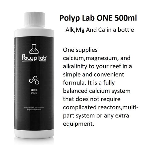 Polyp Lab One 500ml Alkmg And Ca In A Bottle Shopee Malaysia