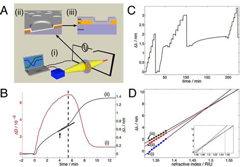 A Schematic Illustration Of The Combined Qcm D And Lspr Sensor Setup I Download Scientific