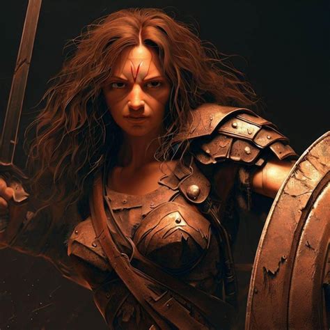 Premium Photo Female Armor
