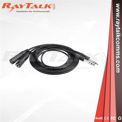 Rugged Air Ga Extension General Aviation Headset Extension Cable China Headset Adapter And