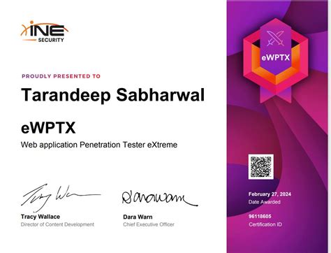 Tarandeep S On Linkedin Advanced Web Application Pen Testing Certification
