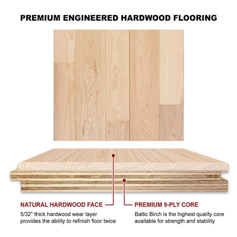 Ash Engineered Flooring 58 X 4 And 5 Select Grade