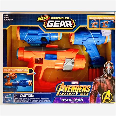Misb Authentic Nerf Assembler Gear Star Lord Blaster Gun Marvel