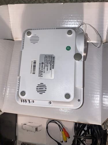 Hompow Led Portable Projector Model T20 White Ebay