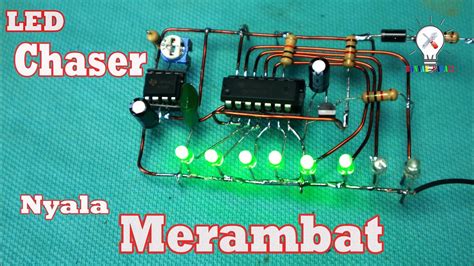 Skema Rangkaian Lampu Led Berjalan Volt Seputar Jalan
