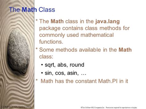 Compsci 125 Spring 2005 ©themcgraw Hill Companies Inc Permission