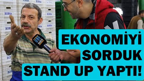 Ekonomiyi sorduk Stand Up yaptı sokakröportajları YouTube