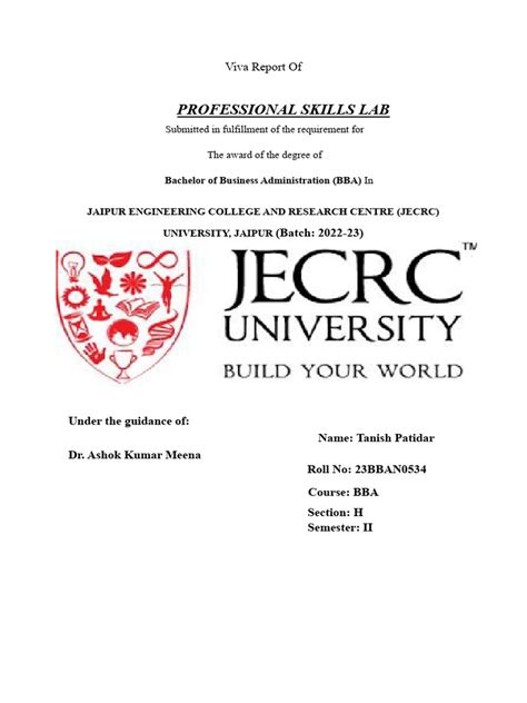 Viva Report Of Ps By Tanish Patidar Pdf Psychological Concepts Psychology