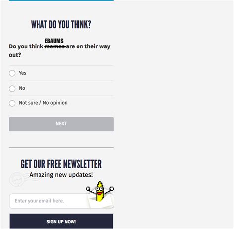 What An Ebaums Survey Should Ask But Wont Ouch Picture Ebaums World