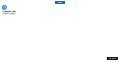 Adaptivecards React Examples Codesandbox