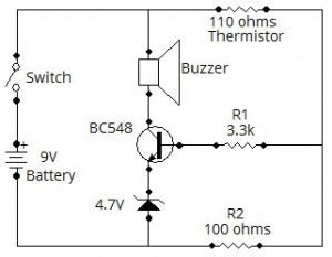 Heat Sensor Circuit And Its Working Principle