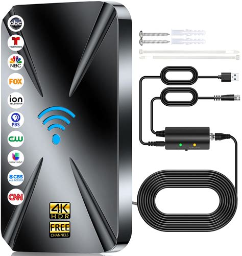 AMPLIFIER IS MISSING 2025 Upgraded TV Antenna Indoor 1600 Miles