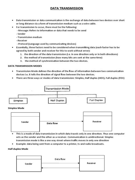 Data Transmission Notes Pdf Transmission Medium Coaxial Cable