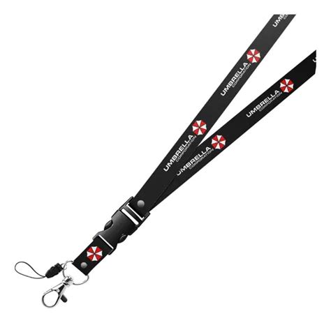 Porta Gafete Lanyard Paraguas Portagafete Credencial Umbrell Negro Mercadolibre