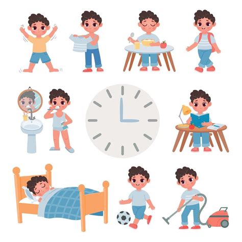 Daily Schedule Clipart Schedule Clipart Etsy