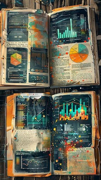 Open Books Featuring Computer Code And Characters Premium AI Generated Image