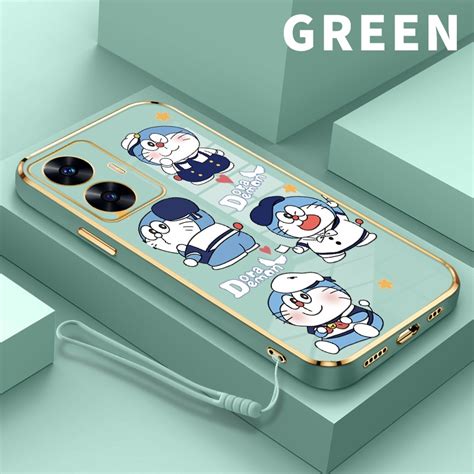 Jual Somyee Softcase Untuk Realme C Doraemon Mewah Elektroplating Casing Penutup Lembut