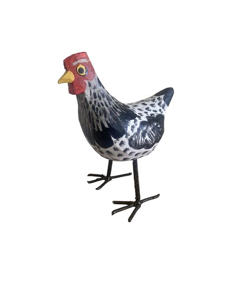 Galinha Caipira De Madeira P Charme Mineiro