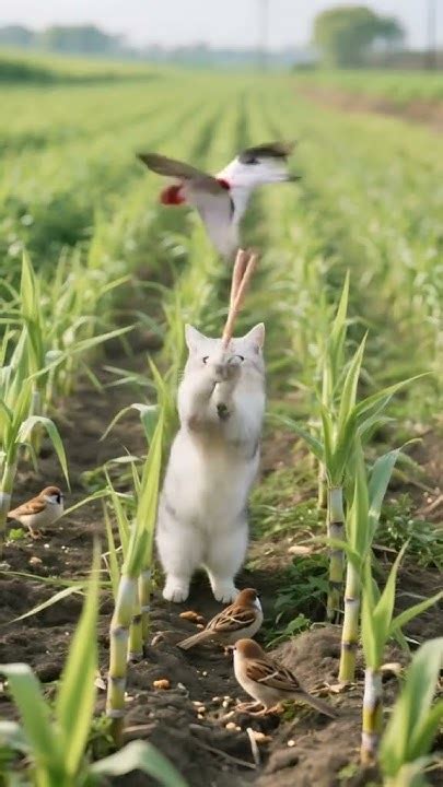 可怜猫咪甘蔗被毁，但坚强猫咪不放弃 萌宠出道计划 猫咪日常 猫猫也要工作了 Youtube