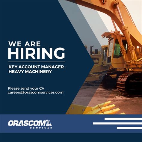 Orascom Services On Linkedin Orascom Services Is Hiring A Key Account
