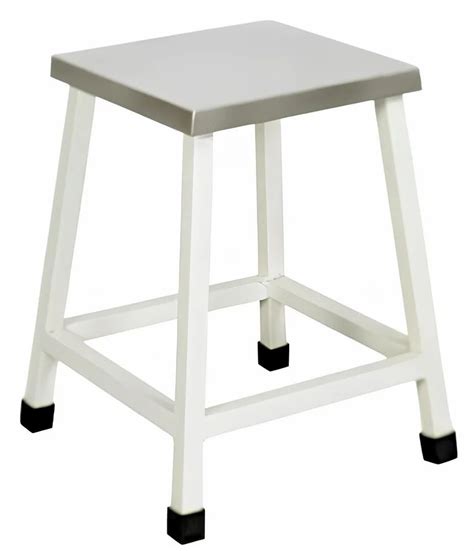 Stainless Steel Hospital Bedside Stool Without Back Cushion At ₹ 1800