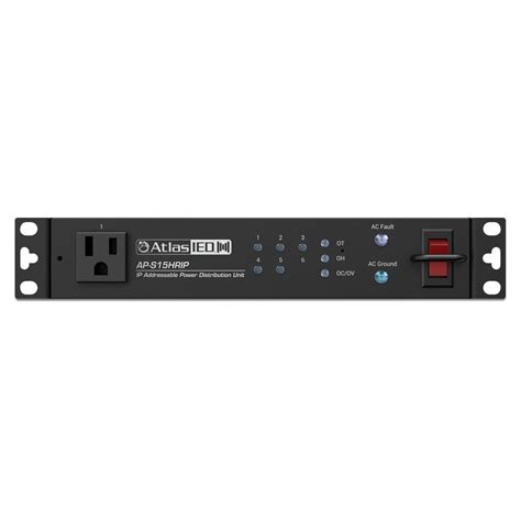 Atlas Sound Ap S15hrip 1 2 Rack Ip Addressable Power Distribution Unit Goknight