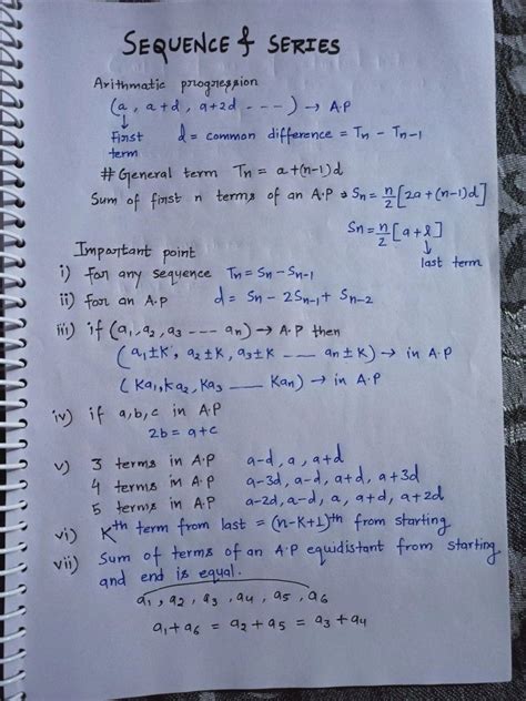 basic sequence and series mathematics bsc n iit jam csir net